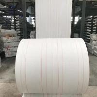 China White PP Plastic Woven Bag Roll Material Transparent White Woven Cloth Roll For Conductive FIBC Fabric for sale
