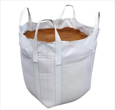 China High Strength FIBC Bulk Bag 500kg To 2 Ton Capacity Durable Polypropylene Jumbo Sack Beige Or Custom Colors for sale