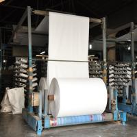 China White Transparent PP Woven Cloth Roll Material Strong Fabric Roll For FIBC Bulk Bag Production for sale
