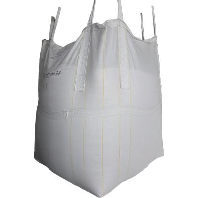 China PP Woven Jumbo 1 Ton 1000kg Fabric FIBC Bulk Jumbo Bag Reinforced Weaving for sale