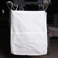 China PP Woven Jumbo 1.5 Ton 1500kg Fabric FIBC Bulk Jumbo Bag High Tensile Strength for sale