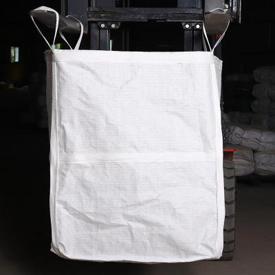 China PP Woven Jumbo 1.5 Ton 1500kg Fabric FIBC Bulk Jumbo Bag High Tensile Strength for sale