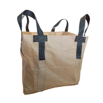 China Tear Resistant 1 Ton Jumbo Bag Woven PP Bulk Sack Heavy Load Capacity For Industrial Storage for sale