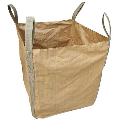 China 1.5 Ton 1500kg PP Woven FIBC Jumbo Bag High Tensile Wear Resistant For Bulk Goods for sale