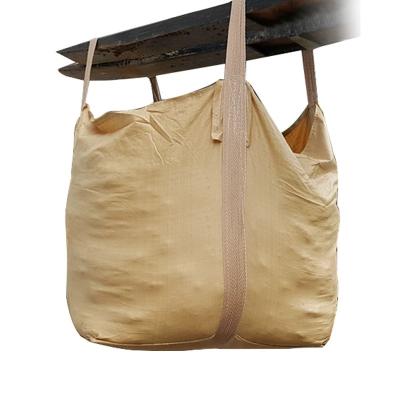 China 1500kg 1.5 Ton PP Woven Fabric FIBC Bulk Bag High Tensile Stable Bearing For Bulk Storage for sale
