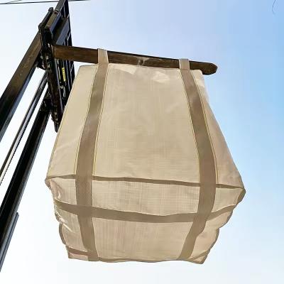 China 1 Ton Capacity Heavy Duty PP Woven Bulk Bag Anti Tear Solid Seam High Toughness For Industrial Bulk Storage for sale