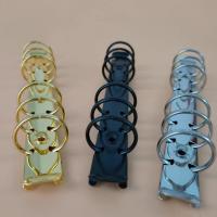 China Wholesale Office Supplies Customize Colorful O Shape 6 Ring Binder Mechanism Loose Leaf Folder Stationery Accessories for sale