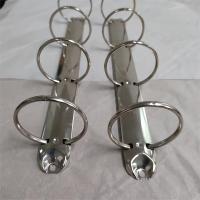 China High Quality A4 Model 292-4-5-0-26 Electroplating Hardware Binder Iron Buckle 4 Rings Circular Clip File Folder Accessories for sale