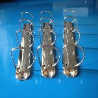 China Heavy Duty A4 4-Loop Metal Stationery Clips | Business Grade Notebook Binders Bulk Custom Made for sale