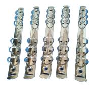 China Wholesale 6-Ring Silver Metal Binder Clips | Customizable Size & Color | OEM/ODM Supported Manufacturer Direct for sale