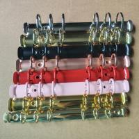 China A6 Detachable Metal Ring Binder 6-Hole Strip Back Panel Loose-leaf Metal Clips Notebook Bag Shape Data File Folder Accessories for sale