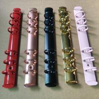 China A6 Detachable Metal Ring Binder 6-Hole Strip Back Panel Loose-leaf Metal Clips Notebook Bag Shape Data File Folder Accessories for sale
