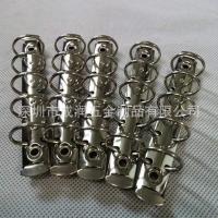 China Chengrun Boutique Durable A8 Hardware 5-Ring White Nail Clip Electroplated Silver Finish Metal Stationery Leather File Fastener for sale