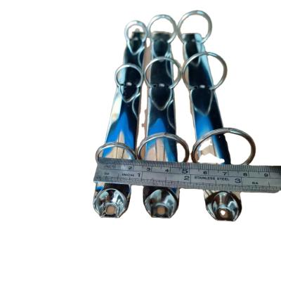 China 3-Ring Metal Binder Clips for School Office Business Durable Stationery Folders for Notebooks Documents Files Office Supplies for sale