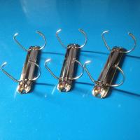 China Wholesale Nickel Plated 2-Ring Binder Clips | Custom Logo & Color Metal Clips for Office/Home Use | Receipt/Stationery Organizer for sale