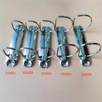 China Customized Metal 3 Ring Book Binder Clip Black Ring Binder Clip Mechanism for Folder for sale