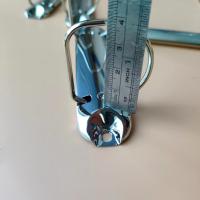 China Customized Metal 3 Ring Book Binder Clip Black Ring Binder Clip Mechanism for Folder for sale