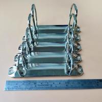 China Customized Metal 3 Ring Book Binder Clip Black Ring Binder Clip Mechanism for Folder for sale