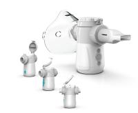 China Handheld Portable Mesh Nebulizer Inhaler Mute Cough Removable Battery for sale