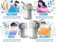 China Nasal 2022 Hot Infants Mute Cough Nebulizer Machine Adults Kids Mesh Membrane Aspirator Cold Portable Mesh Nebulizer for sale