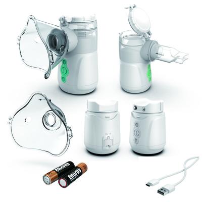 China Cough Cold Pediatric Portable Nebulizer With Vibrating Mask Portable Nozzle for sale