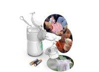 China Cough Cold Pediatric Portable Nebulizer With Vibrating Mask Portable Nozzle for sale