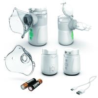 China Removable Battery Asthma Home Nebulizer For Cough Cold 87% Of C.I. 1-4um for sale