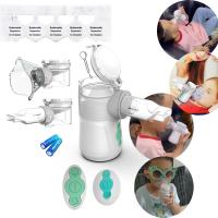 China Cold Cough Home Nebulizer Machine ≥0.25ml/Min With DC 5V Power 3V Battery for sale
