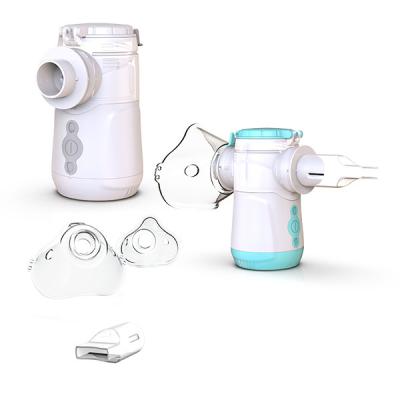 China Houshold Medical Mesh Membrane Nebulizer With Mouthpiece Mask For Lungs for sale