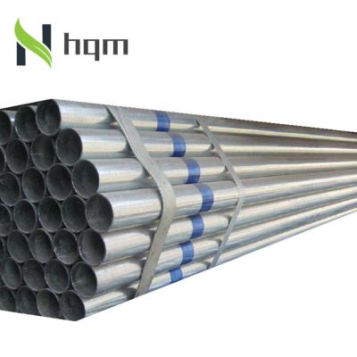 China Hot Dip Galvanized Steel Pipe ERW Welded GI Tube OD 15-600mm Thickness 0.125-5mm for sale