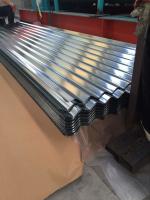 China Galvanized Corrugated Steel Sheet 0.35mm DX51D Q195 Q235 Zinc Coated Metal Roofing Plate for sale