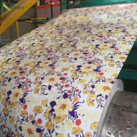 China Flower Pattern Prepainted Galvanized Steel Sheet In Coil 800mm-1500mm for sale