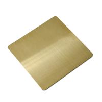 China TISCO Rose Gold No.8 Stainless Steel Sheet Plate 1219x3048mm 0.5-3mm for sale