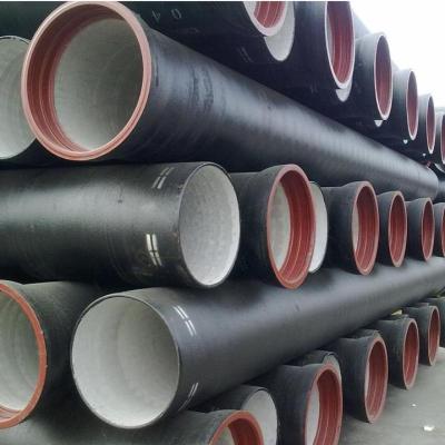 China ISO2531 EN545 EN598 GGG50 Ductile Cast Iron Pipe DN80-2600mm for Sewage for sale