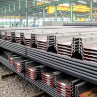 China Hot Rolled SY390 U Shaped Steel Sheet Pile 400x100 to 600x210mm Wall Thickness 10.5-27.6mm for sale