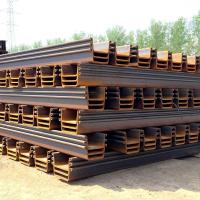 China Hot Rolled SY390 U Shaped Steel Sheet Pile 400x100 to 600x210mm Wall Thickness 10.5-27.6mm for sale