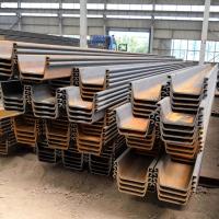 China Hot Rolled SY390 U Shaped Steel Sheet Pile 400x100 to 600x210mm Wall Thickness 10.5-27.6mm for sale