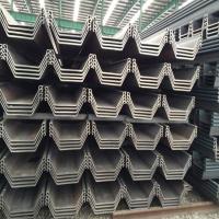China AZ48-700 AZ50-700 AZ52-700 Z Type Larssen Steel Sheet Pile S275 S355 Hot Rolled for sale