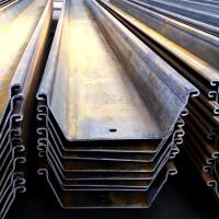 China AZ48-700 AZ50-700 AZ52-700 Z Type Larssen Steel Sheet Pile S275 S355 Hot Rolled for sale