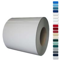China GI GA GL White Prepainted Galvanized Steel 200mm-1250mm Width for sale