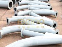 China Custom Ceramic Coated Pipe Composite Pipe Tee Wear Resistant Ceramic Tube for sale
