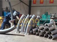 China ISO Ceramic Sleeve Lined Pipe Custome Pneumatic Conveying Pipeline Lined With Ceramic for sale