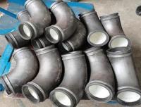 China Customaztion Concrete Pump Pipeline Accessories Arc Shaped Ceramic Design for sale