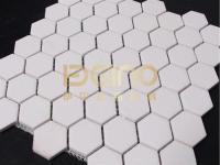 China Hexagonal Alumina Ceramic Pipe Wear Resistant Rubber Ceramic Panels for sale