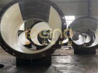 China High Temperature Resistant Ceramic Lining Pipe Metal Ceramic Lined Tube for sale
