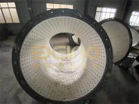 China Industrial Ceramic Pipe Lining 500mm Diameter For Abrasive Material Transport In Cement Plants for sale