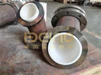 China Wear Resistant Ceramic Tee Ceramic Coated Pipe For Lithium Battery for sale