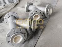 China Ceramic Sleeve Lined Pipe Wear Resistant Ceramic Pipe For Lithium Battery for sale