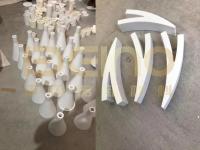 China Metal Ceramic Sleeve Lined Pipe Welding Ceramic Tile Lined Pipes for sale