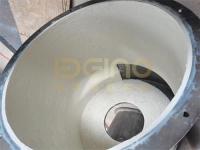 China ISO Wear Resistant Ceramic Pipe Ceramic Lined Composite Y Type Tee for sale